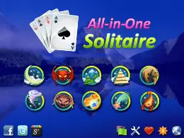All in one solitaire - Un des jeux en ligne gratuit sur Jeux-jeu.fr
