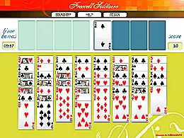 Freecell Solitaire Arkadium - Un des jeux en ligne gratuit sur Jeux-jeu.fr